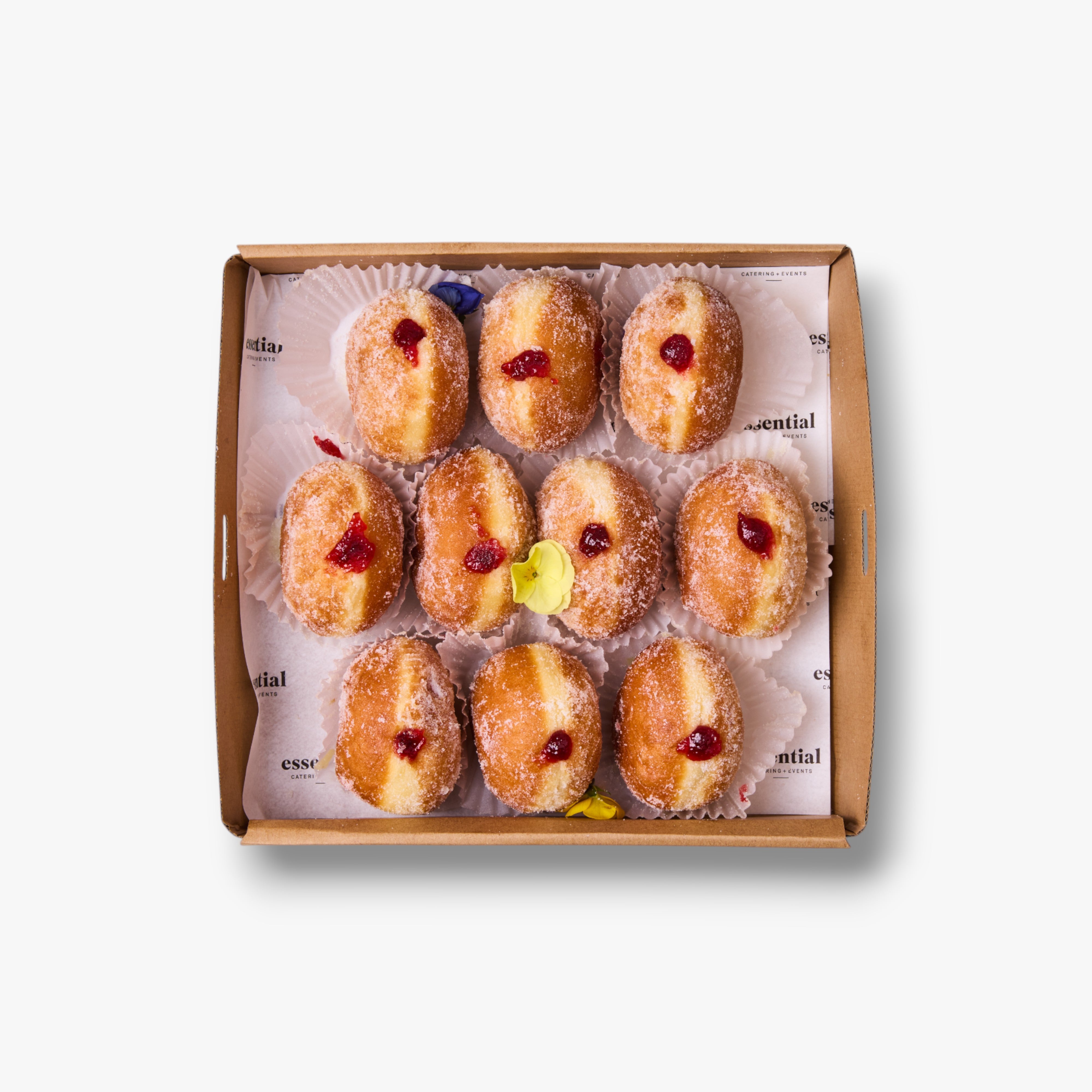 Jam Doughnuts – Essential Catering Drop Off